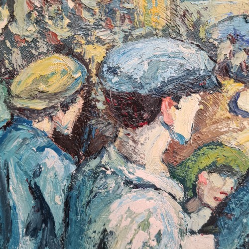 Star Lot: A very large fabulous oil on canvas painting titled 'The ...