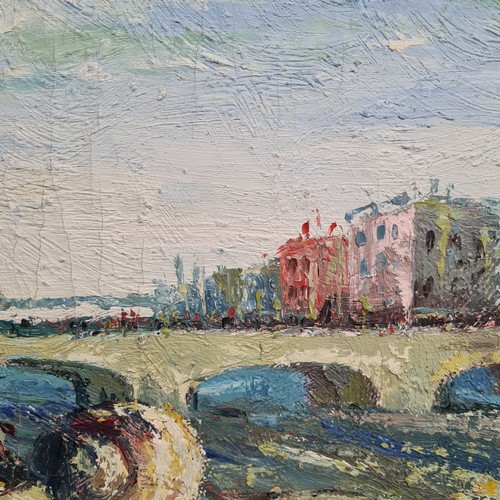 Star Lot: A very large fabulous oil on canvas painting titled 'The ...
