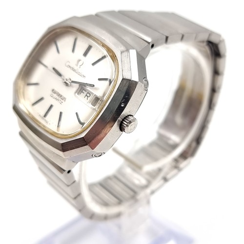 Super Star Lot : An Omega Quartz Constellation Calibre 1310 wristwatch ...