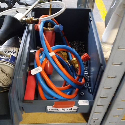 A group of assorted workshop consumables and fittings, including mixed ...
