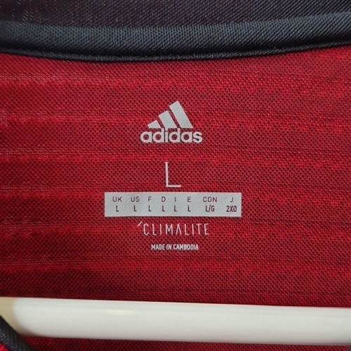 A new with tags Manchester United Adidas football shirt, Climalite ...