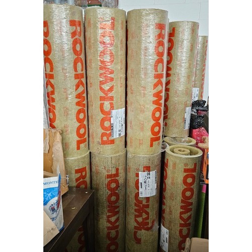 Twenty Rolls (20) Rockwool ProRox PS 960 pipe insulation sections ...
