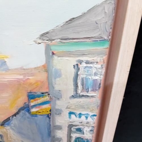 Star Lot: A large 'Ian Gordon' oil on canvas painting. Features an ...