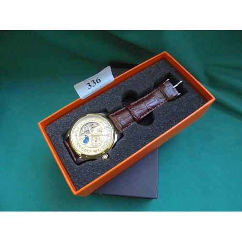 Unused Strada Genoa gentleman's wristwatch