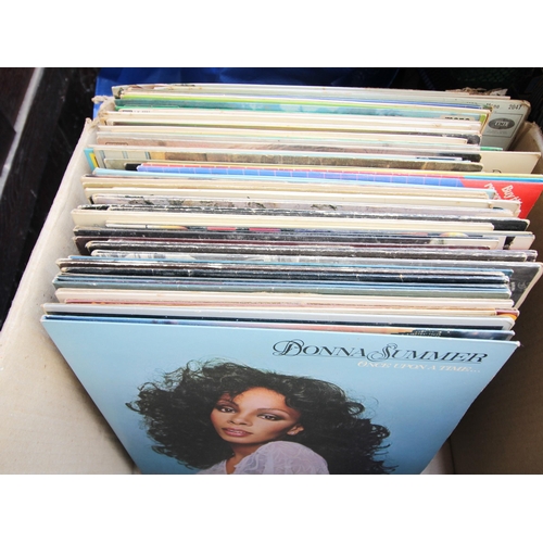 Collection of old vinyl LP's including Leonard Cohen, Abba, Led Zeplin ...