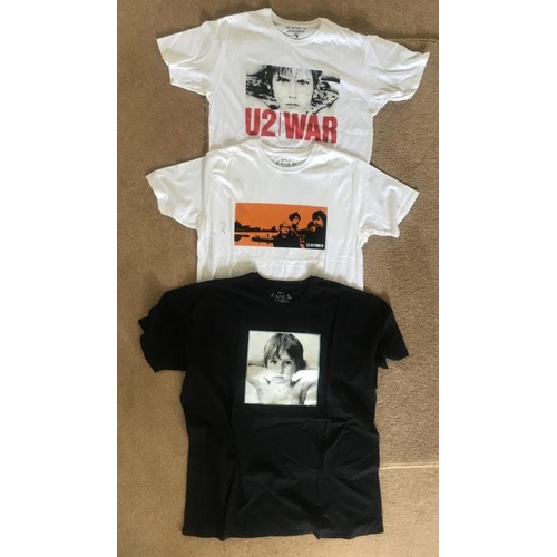3 Limited edition U2 Official merchandising T- -shirts in mint ...