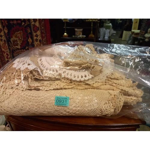 Collection of Linen and Lace