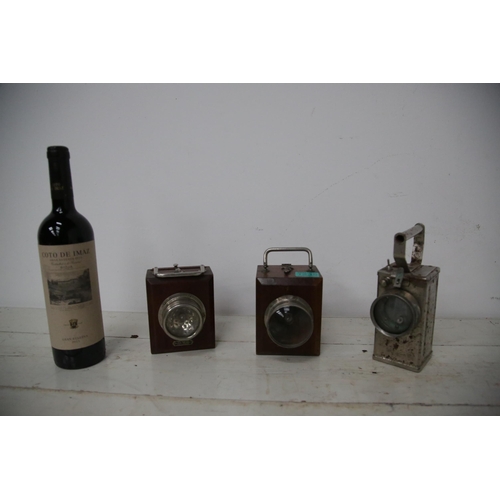 2 Mahogany Cased Ever Ready Torches and a Chrome Torch Clearly Visible ...