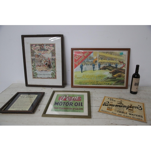 Original Remington's Table Waters Advertisement, Royal Oak Benefit ...