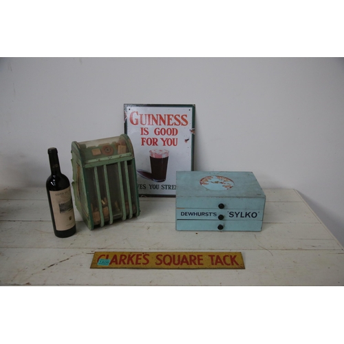 Clarkes Square Tack, Guinness is Good for You Advertisement, Dewhurst's ...