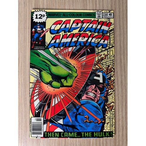 CAPTAIN AMERICA #230. Iconic Bob Layton Cover. Marvel Comics 1979.VFN ...