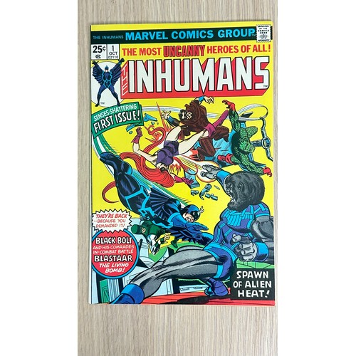 INHUMANS #1. Premiere issue of the ongoing series. Marvel Comics 1975 ...