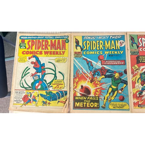 SPIDER-MAN COMICS WEEKLY BUNDLE - UK Comics. Marvel; UK from 1973 ...