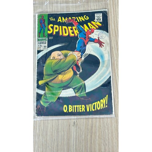 AMAZING SPIDER-MAN #60 (1968) – 5th Appearance of Kingpin – Iconic John ...