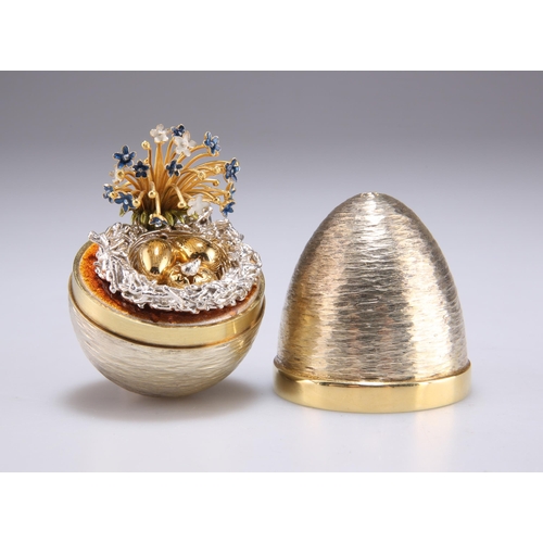 STUART DEVLIN: AN ELIZABETH II SILVER-GILT SURPRISE EGG by Stuart ...