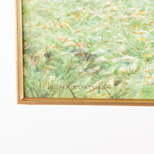 JOSEPH KIRKPATRICK (1872-1938) OUTSIDE THE COTTAGE, SUMMER Signed ...