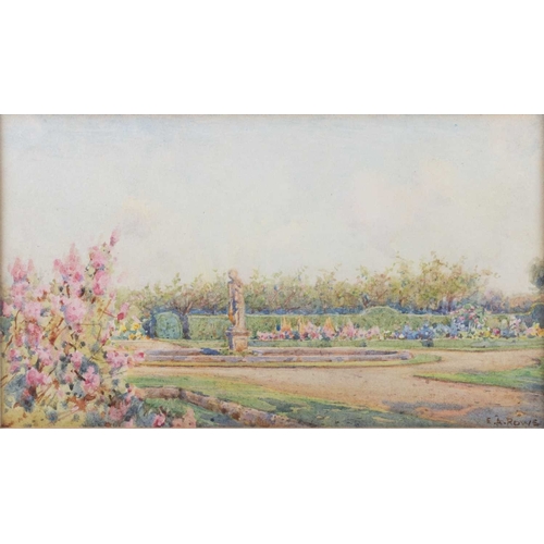 ERNEST ARTHUR ROWE (1863-1922) GARDEN AT PENSHURST Signed Dated and ...