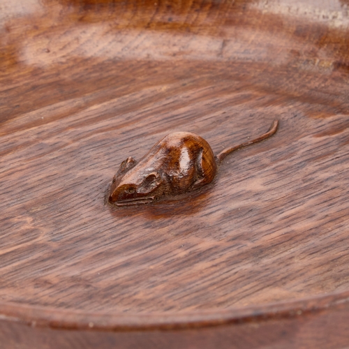 ROBERT THOMPSON OF KILBURN AN EARLY MOUSEMAN OAK BOWL the 12-inch ...