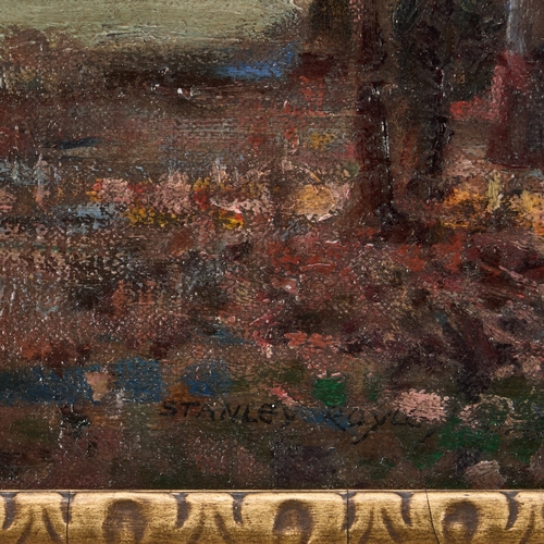 â ¡ STANLEY ROYLE (1888-1961) AUTUMN LANDSCAPE Signed Oil on canvas ...