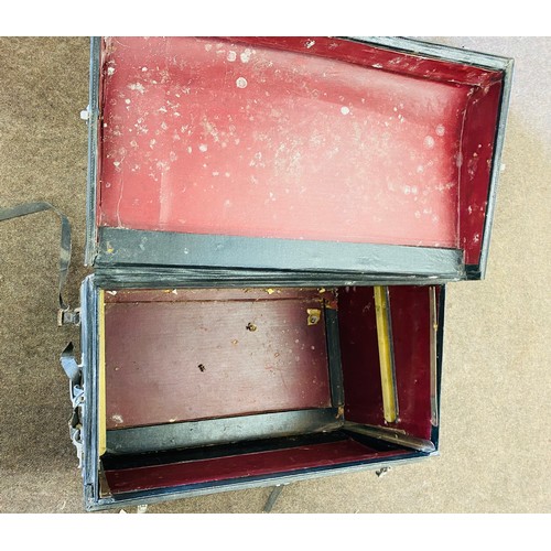 Vintage Brexton car trunk case, approximate measurements: Height 21 ...