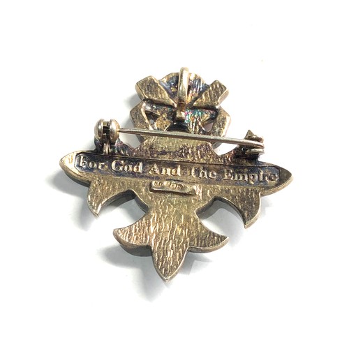 Silver & enamel The British Empire Brooch, Gilbey Jubilee Collection ...