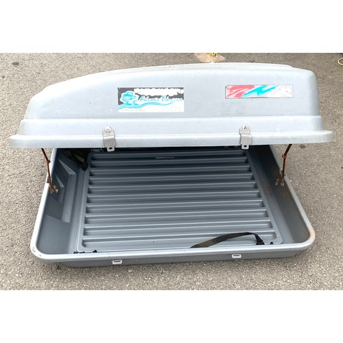 Halfords Atlantic Toboggan car roof rack storage box