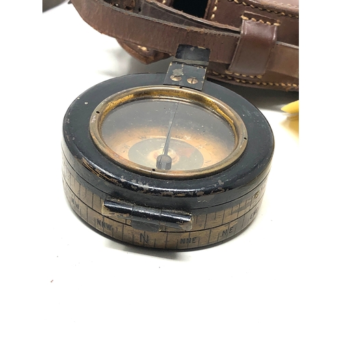 ww1 named officers compass & leather case to capt h.h.w boyes royal ...