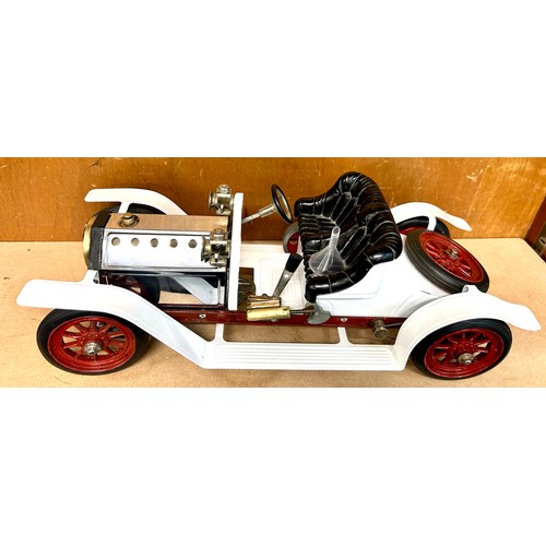 1970's Mamod SA1 Creme Live Steam Car Roadster