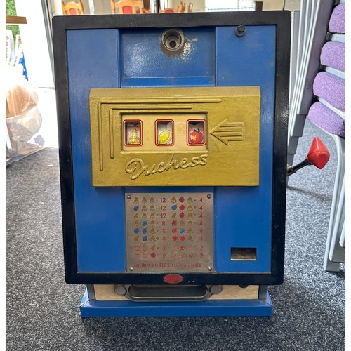 Vintage duchess one arm bandit, working order