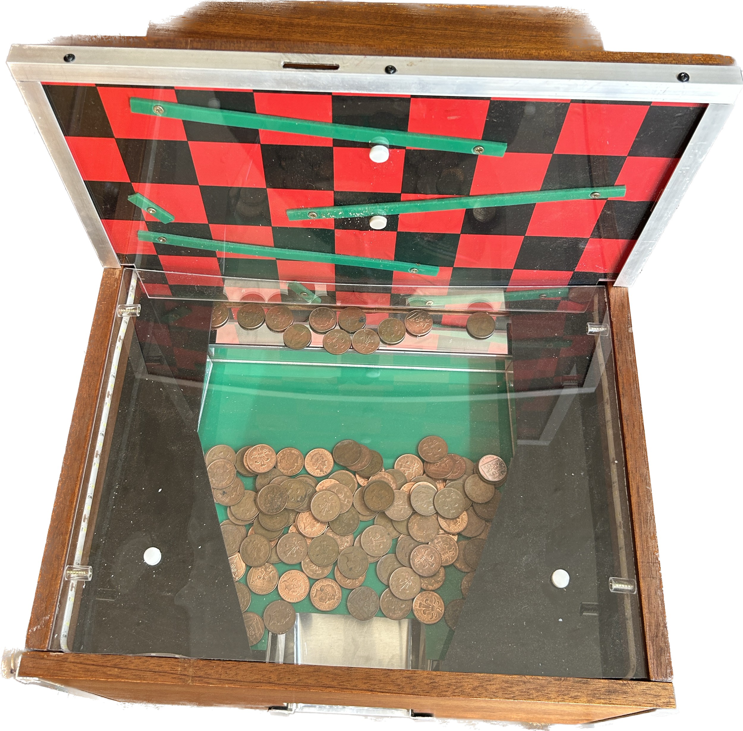 Table top 2p slot machine, in working order