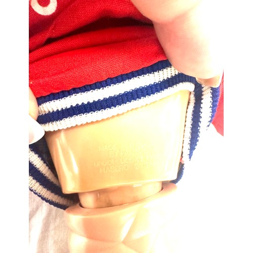 1964 talking action man in football kit, Palitoy jointed action man,