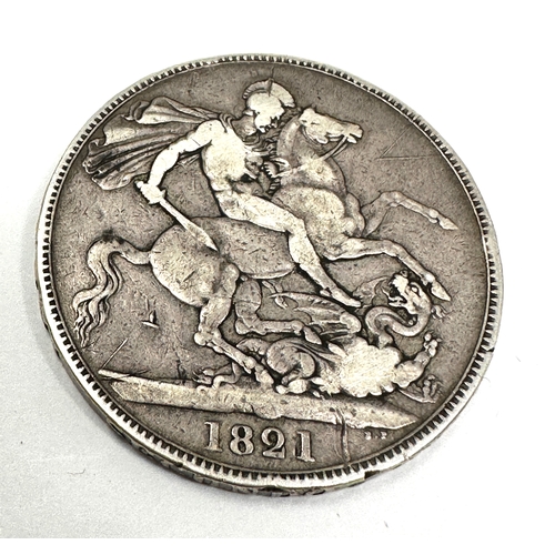 George 1V 1821 silver crown