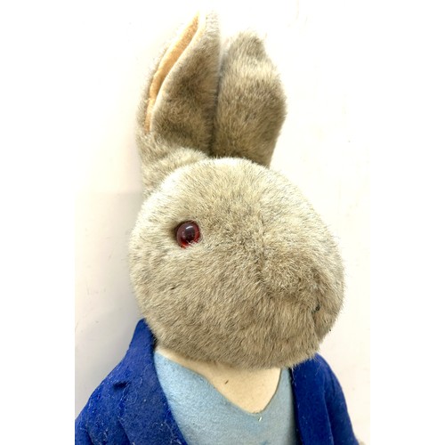 Vintage tall Little folk Peter Rabbit, jacket in need of repair ...