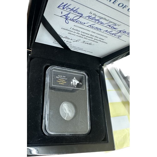 Cased ' Webbing material from the Apollo xIII ' Aquarius Lunar Module ...