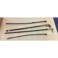 Selection of trench/ RAF/ military walking sticks