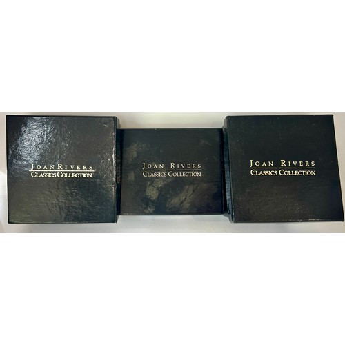 Selection of 3 boxed Joan Rivers Collection pendant necklaces, all ...