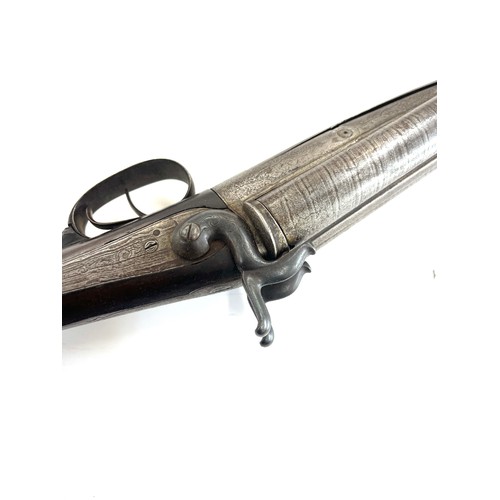 Antique 12 Bore Pinfire Auguste Francotte pinfire double barrel shotgun ...