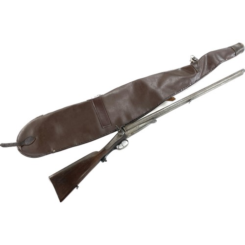 Antique 12 Bore Pinfire Auguste Francotte pinfire double barrel shotgun ...