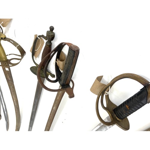 Selection of 5 vintage swords