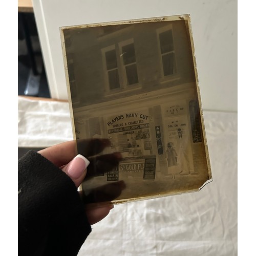 Selection of vintage photograph albums some with old portrait photos