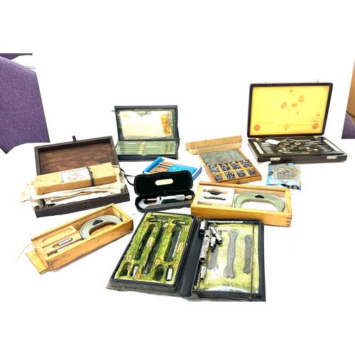 Selection of vintage measuring tools