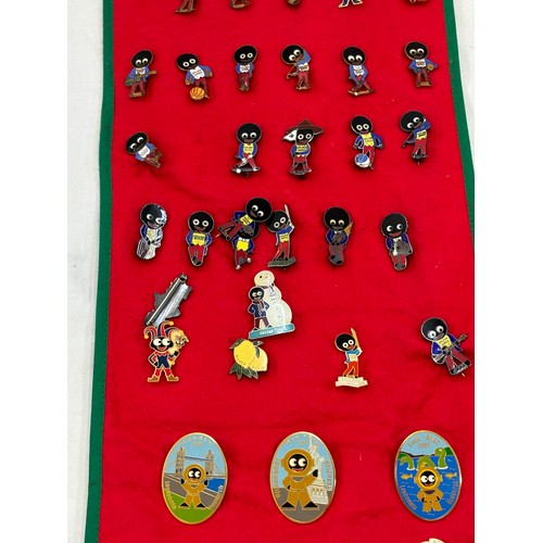 Large collection of Golden shred robertson jam badges