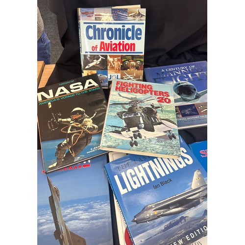 Selection of air craft books to include ' Chronicle of Aviation ...