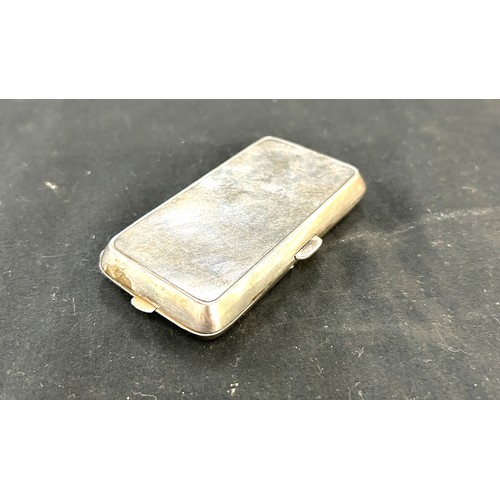Antique silver Cigarette compact makers marks HCD
