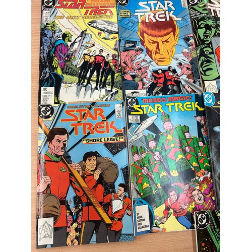 Selection of 15 1980's DC Star Trek comics