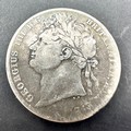 1821 George 1111 silver half crown