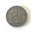 1897 Victoria crown, good grade