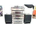 JVC hi fi set includes al/e45 turn table, XL/e45 compact disc player ...