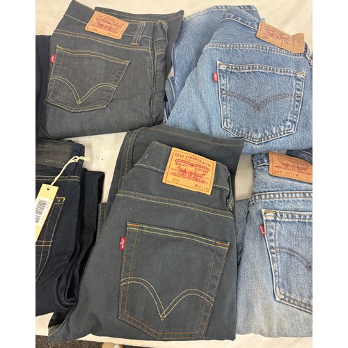 Selection of mens Levi jeans, to also include Diesel and Firetrap ...