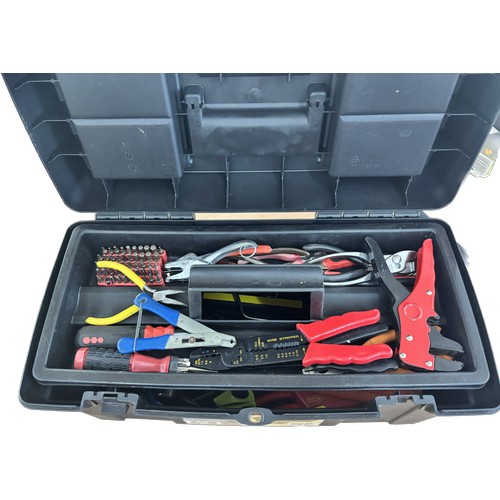 Two tool boxes with contents